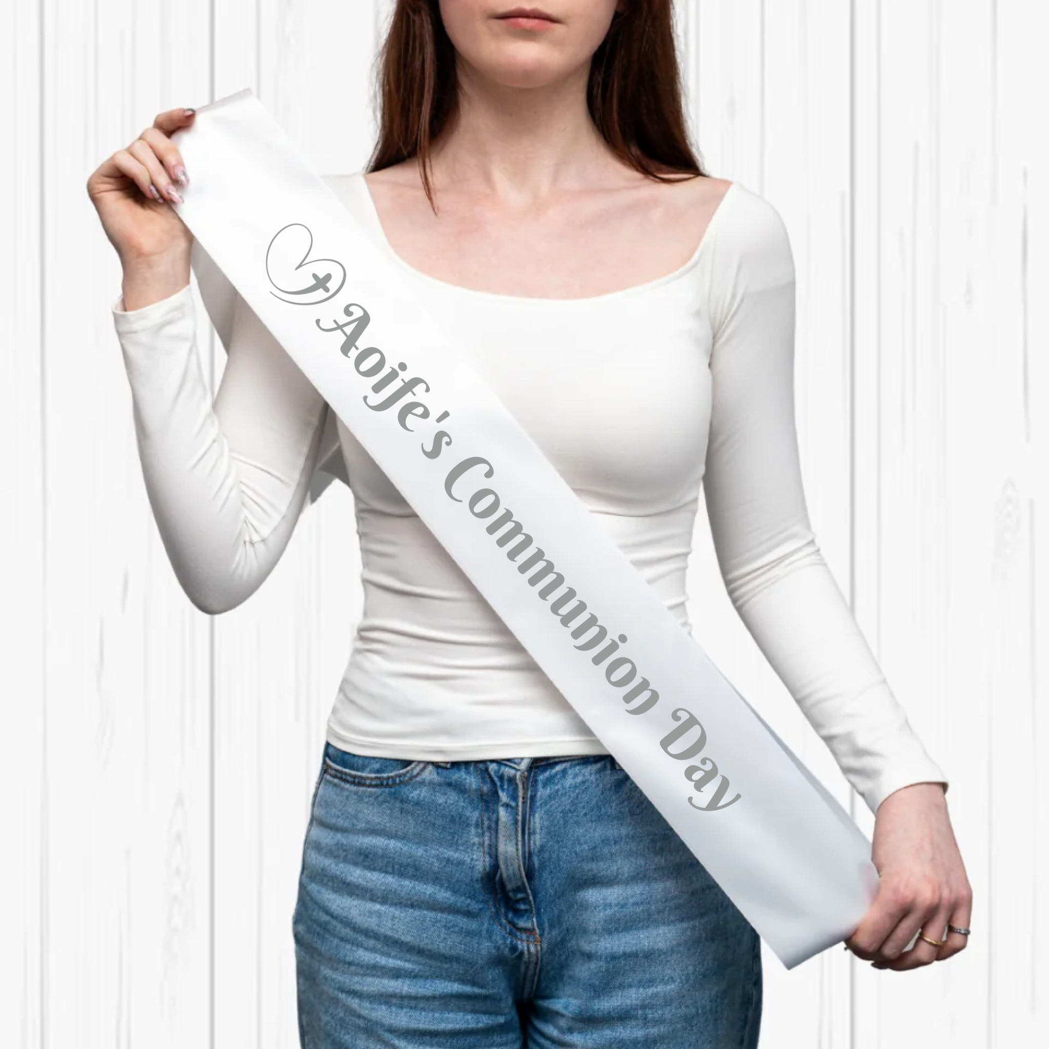 First Communion Sash | Personalised Communion Day Sash | Communion Gift ...