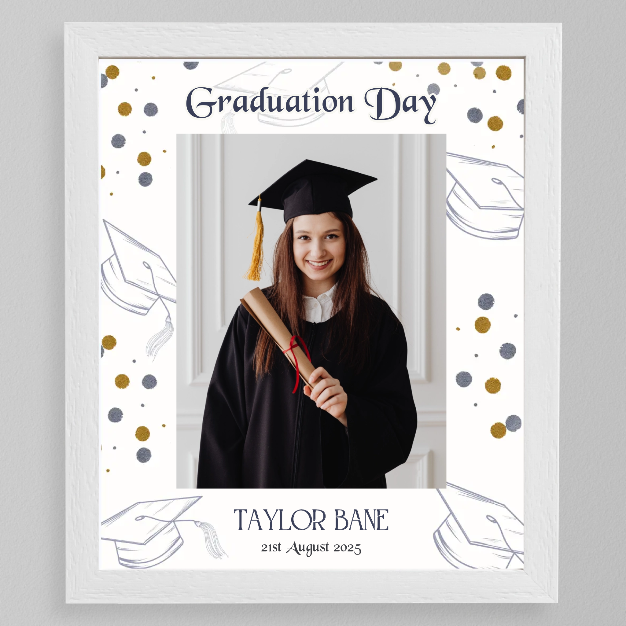 Personalised Graduation Photo Frame - Mount Customised by You ...