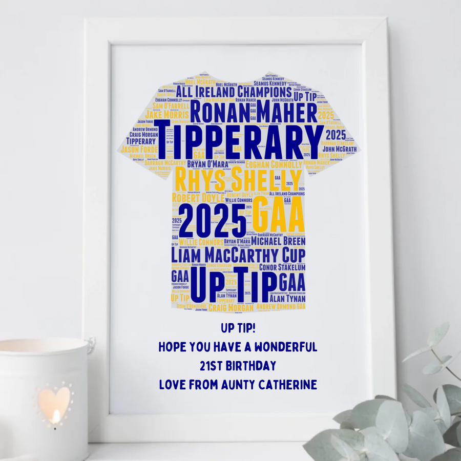 Personalised Irish GAA Gifts | Design Your Own GAA Gifts | Personalised ...