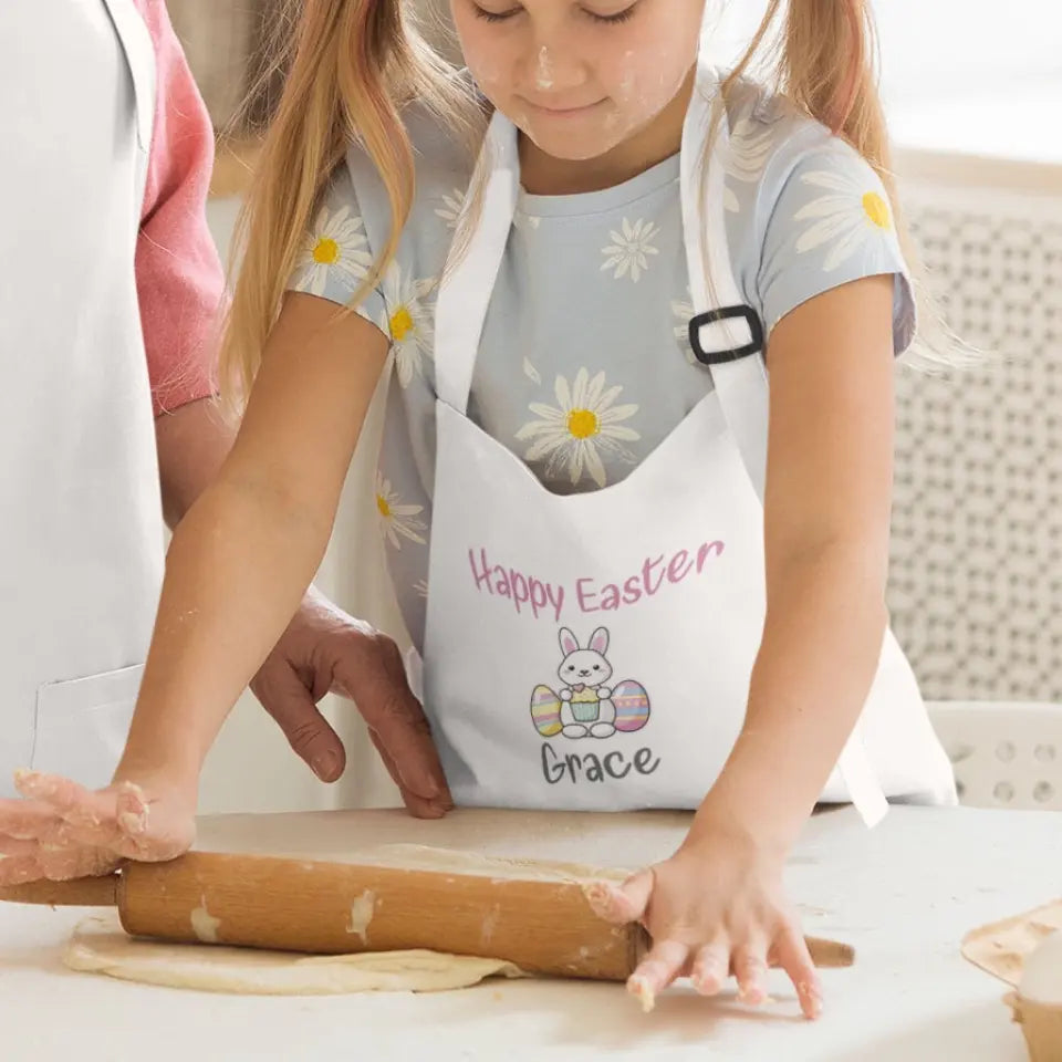 Personalised Easter Apron for Girls | Personalised Easter Gifts ...
