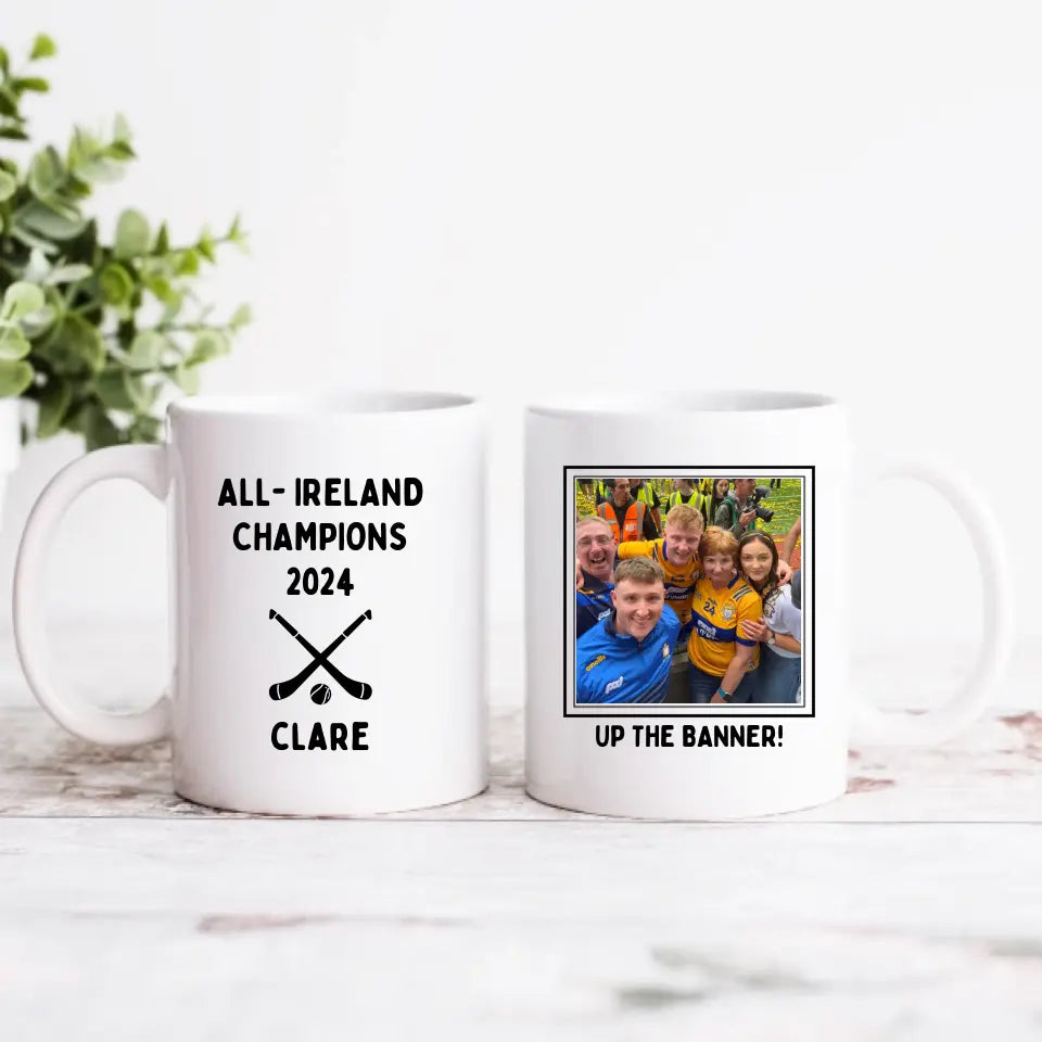 Personalised GAA All-Ireland Winners Mug - Upload Your Own Photo ...