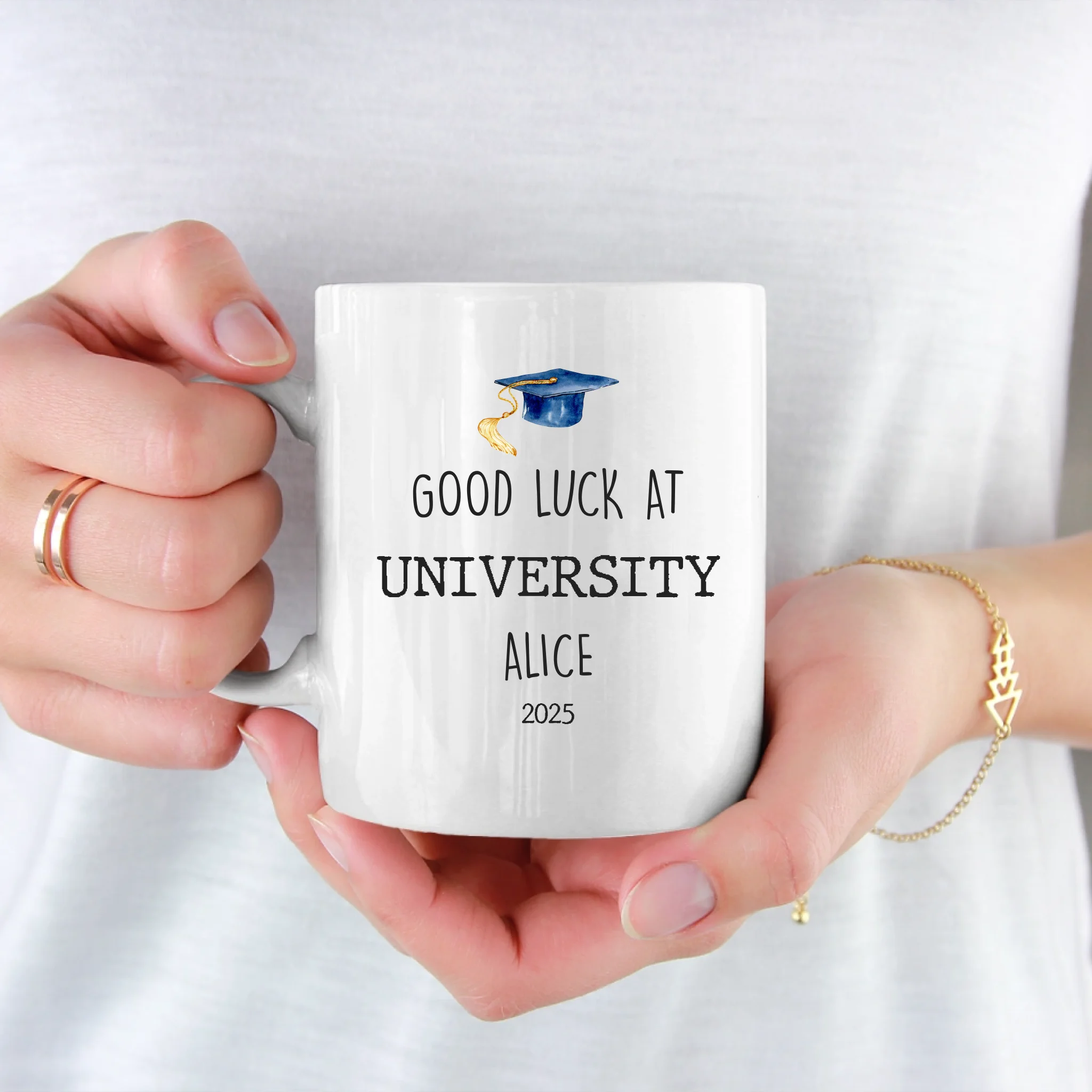 Personalised Good Luck with University Mug | Personalised University ...