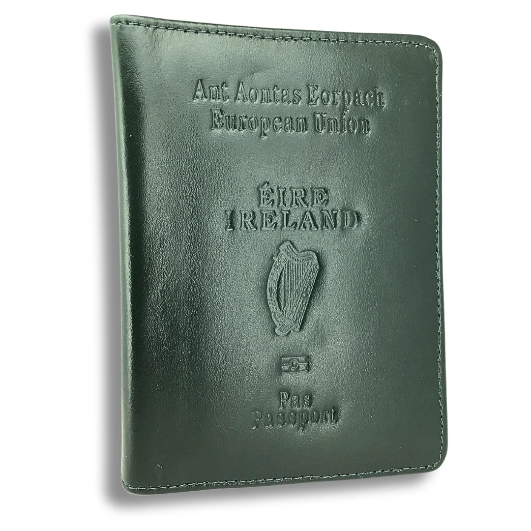 Personalised Irish Passport Holder - Top Unisex Gift 2024 - Forest Gre ...