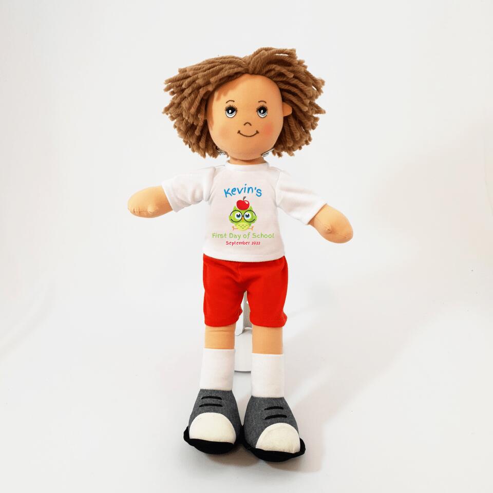 Personalised Rag Boy - First Day of School – WowWee.ie