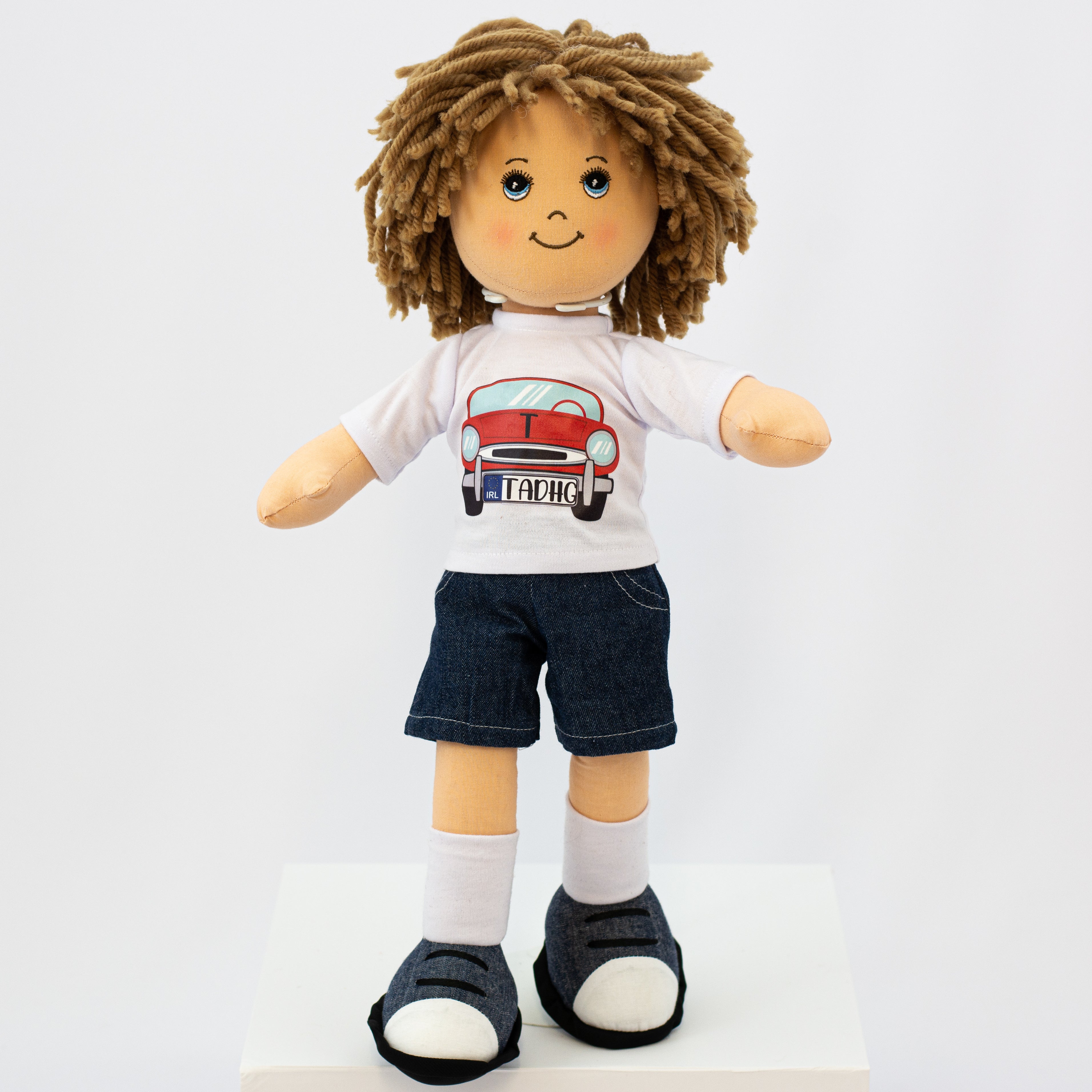Personalised Rag Boy - Car | Personalised Rag Dolls | Personalised Rag ...