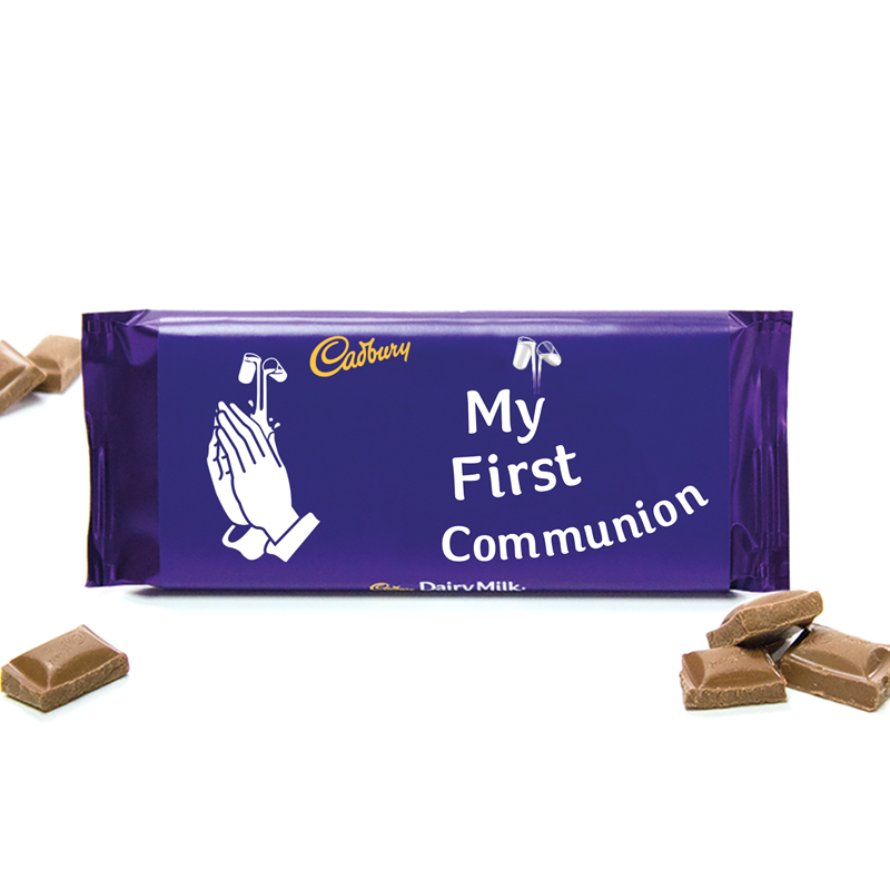 Cadbury Dairy Milk - My First Communion | Personalised Communion Gifts ...